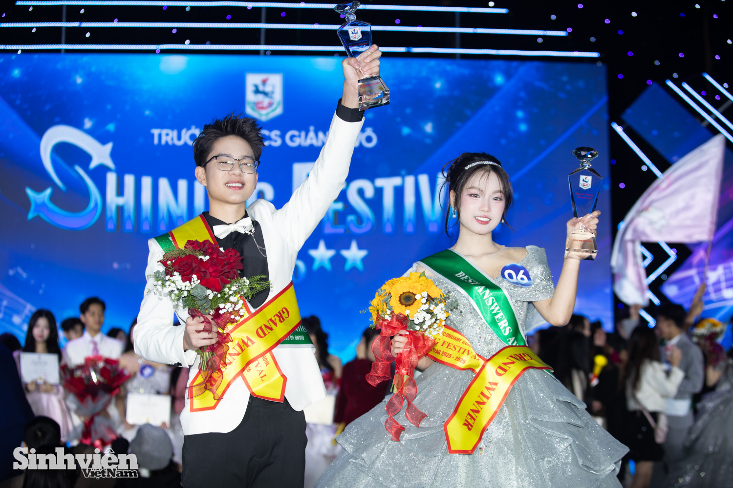 Hà Trí và Bảo Trang là tân King & Queen Trường THCS Giảng Võ 2026 | Báo ...