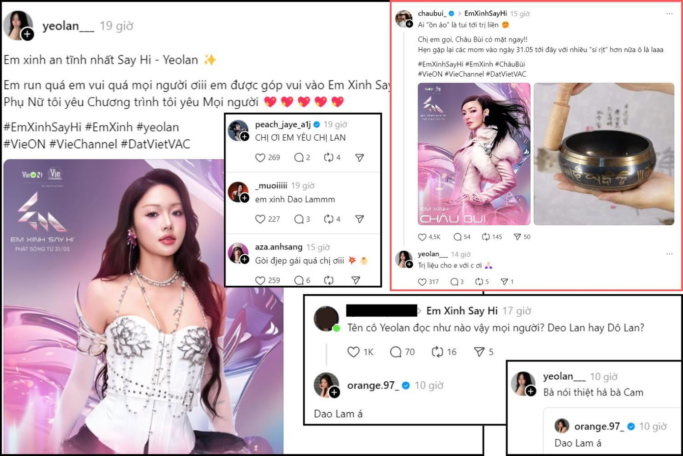 Em Xinh "Say Hi": Orange - Yeolan là "mỹ nữ an tĩnh", Vũ Thảo My "bóc" Pháo | Báo điện tử Tiền Phong