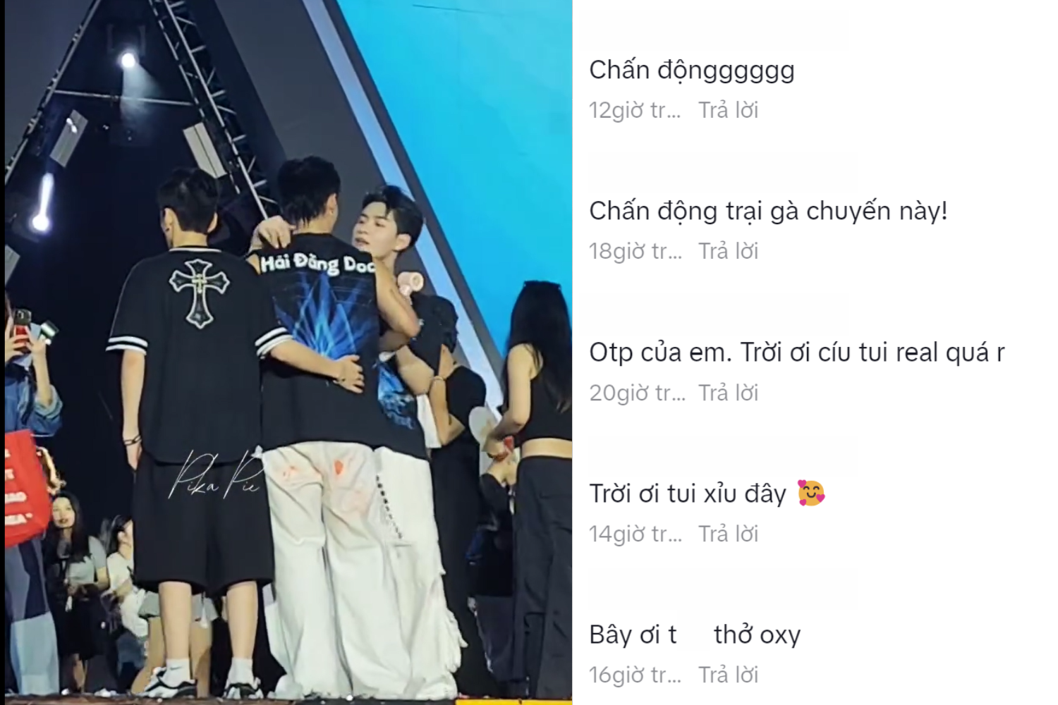 "Vũ trụ OTP" bung xõa ở concert ATSH D-2: Hùng Huỳnh hôn cổ Hải Đăng ...