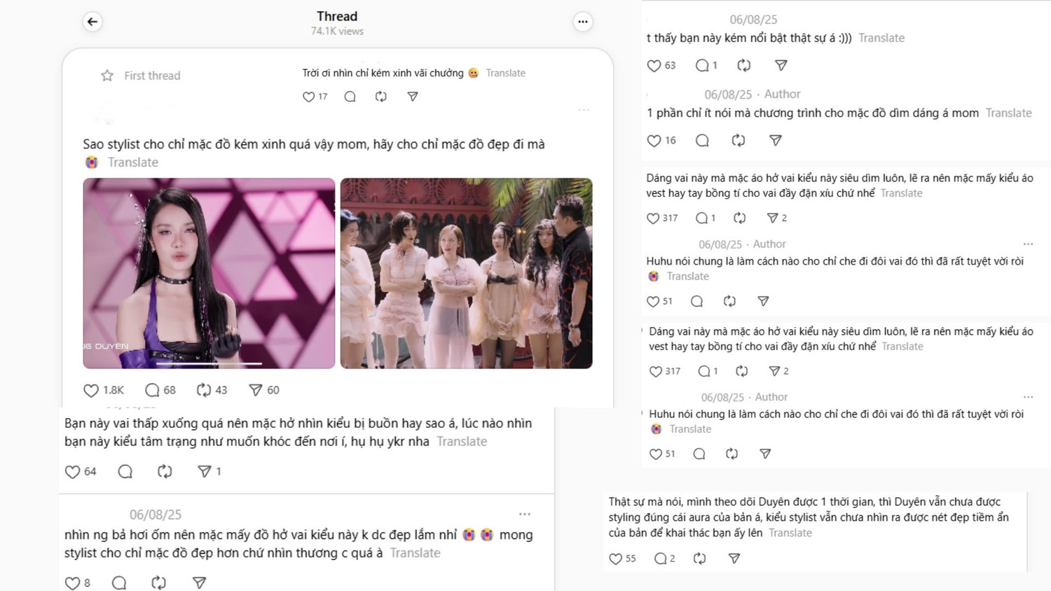 Em Xinh Say Hi: Hoàng Duyên, Chi Xê thử nghiệm phong cách mới nhưng gây tranh cãi | Báo điện tử ...