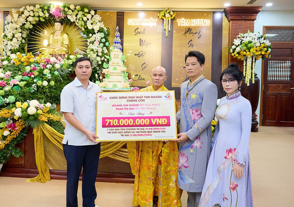 Chủ thẩm mỹ viện Mailisa biến sinh nhật thành sự kiện thiện nguyện đặc ...