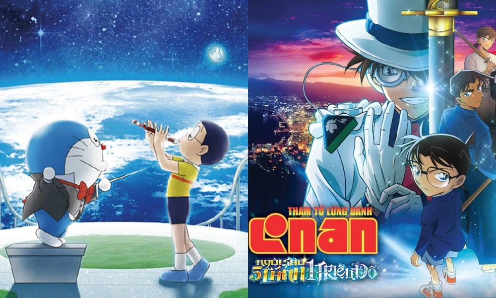 Doraemon và Thám Tử Lừng Danh Conan tiết lộ bí mật gây sốc trong phần ...