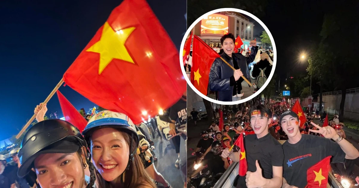 Sao Việt mừng U22 Việt Nam vô địch SEA Games 33: Pháp Kiều "đi bão" với ...