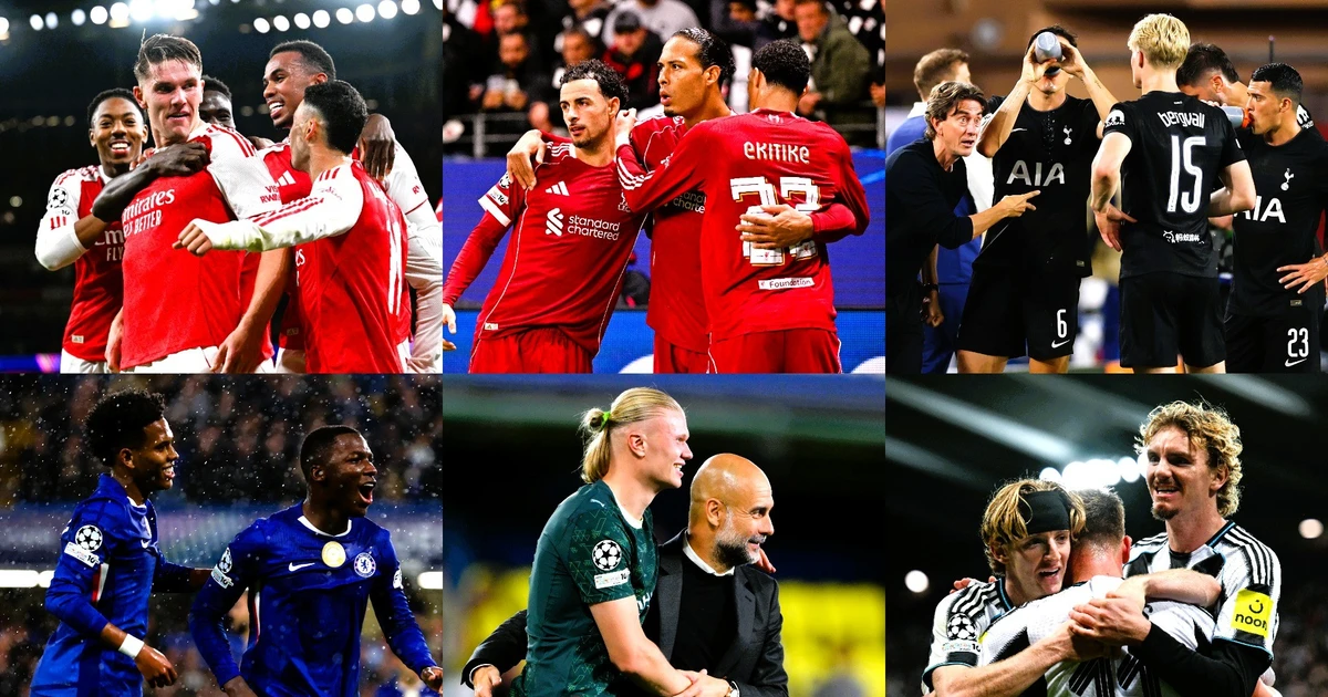 Ngoại hạng Anh đang thống trị Champions League | Báo điện tử Tiền Phong
