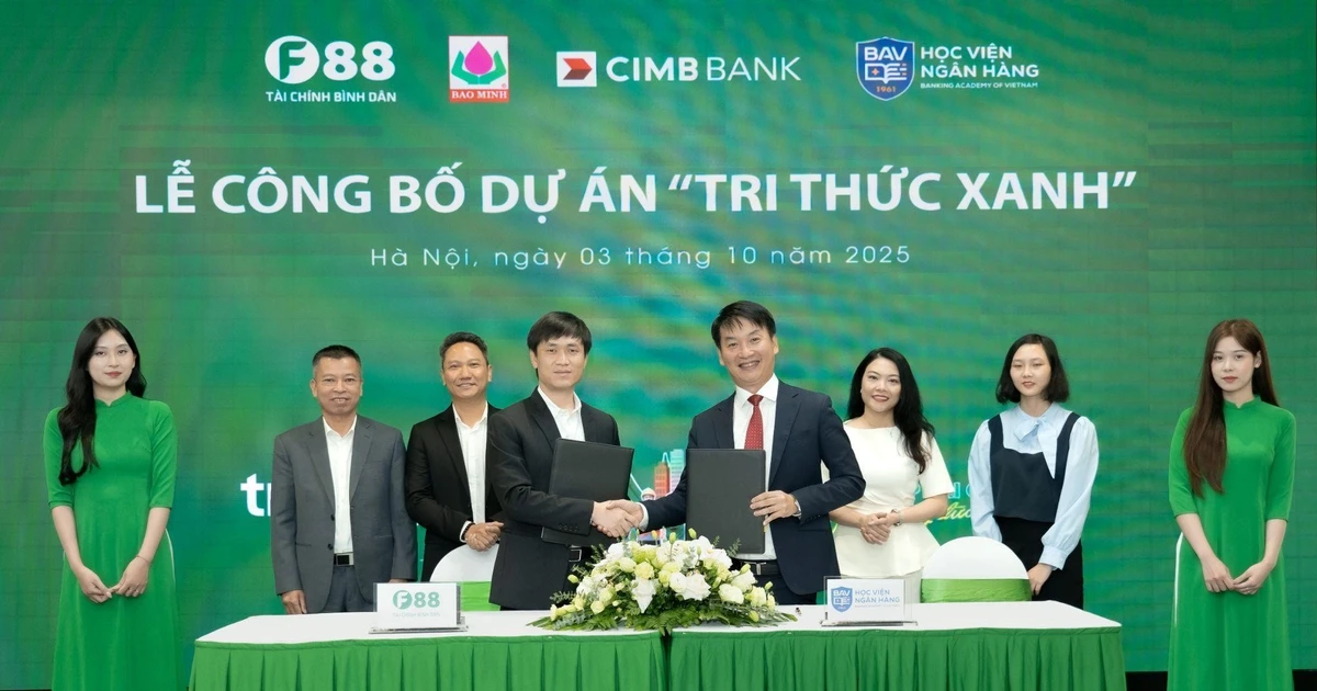 F88 khởi động dự án 'Tri thức Xanh' phổ cập tài chính cho người dân | Báo điện tử Tiền Phong