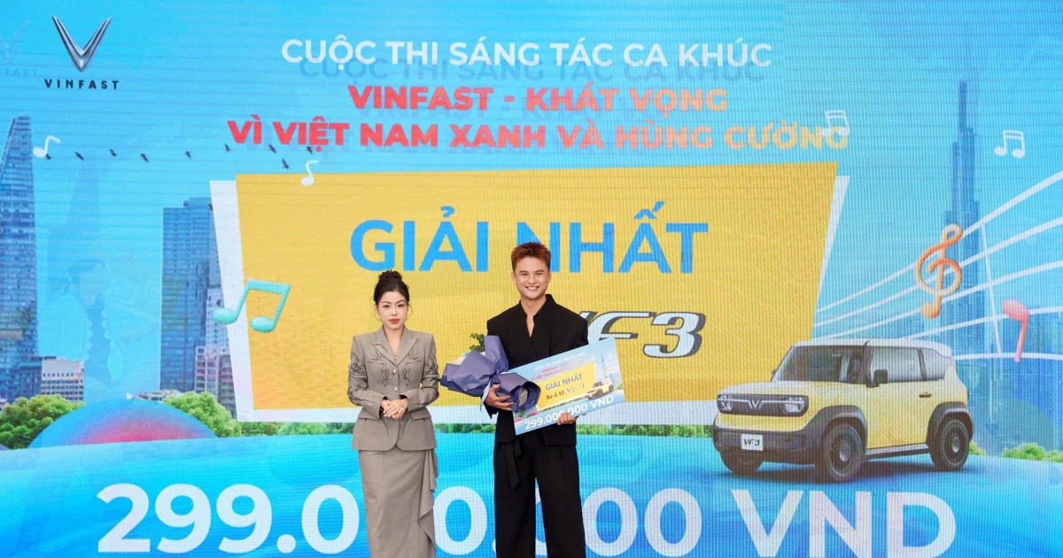 Tác giả chiến thắng cuộc thi sáng tác ca khúc VinFast tiết lộ lí do ra đời khó tin của bài hát ...