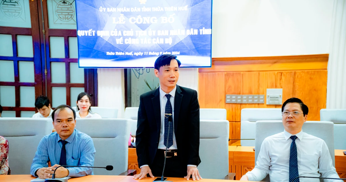 Sở GD&ĐT tỉnh Thừa Thiên-Huế có phó giám đốc mới | Báo điện tử Tiền Phong