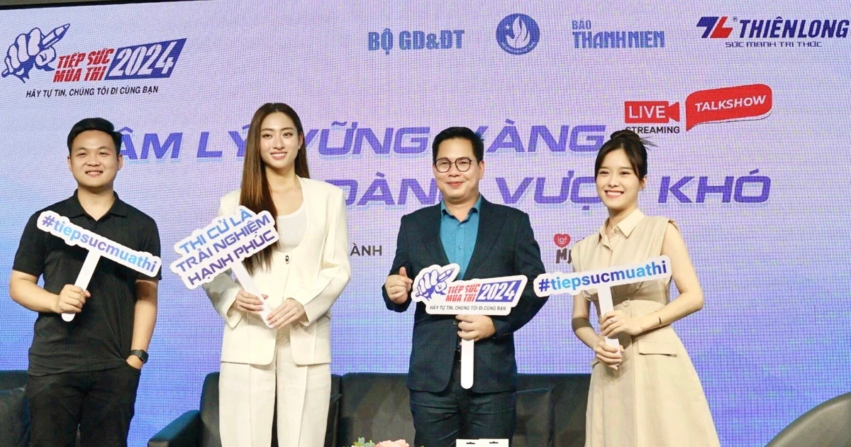 Hoa hậu Lương Thùy Linh chia sẻ bí quyết giúp sĩ tử vững vàng tâm lý ...