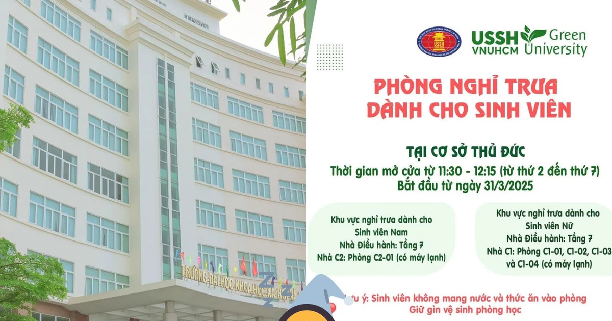USSH TP.HCM ghi điểm với phòng nghỉ trưa "5 sao", teen Nhân Văn "ưng ...