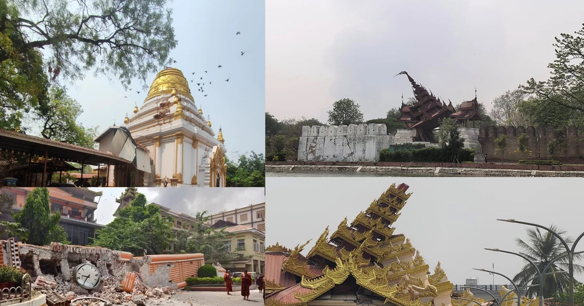 Động đất mạnh 7,7 độ phá hủy nhiều điểm du lịch nổi tiếng ở Myanmar ...